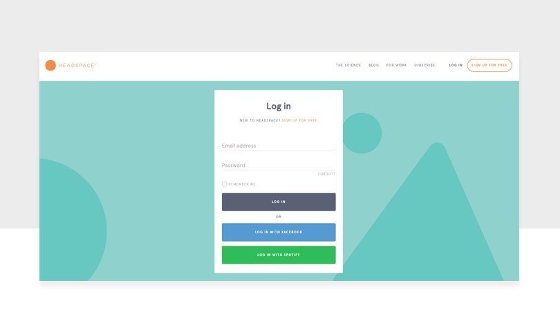 9 вдохновляющих страниц авторизации на веб-сайтах | work-zilla.com